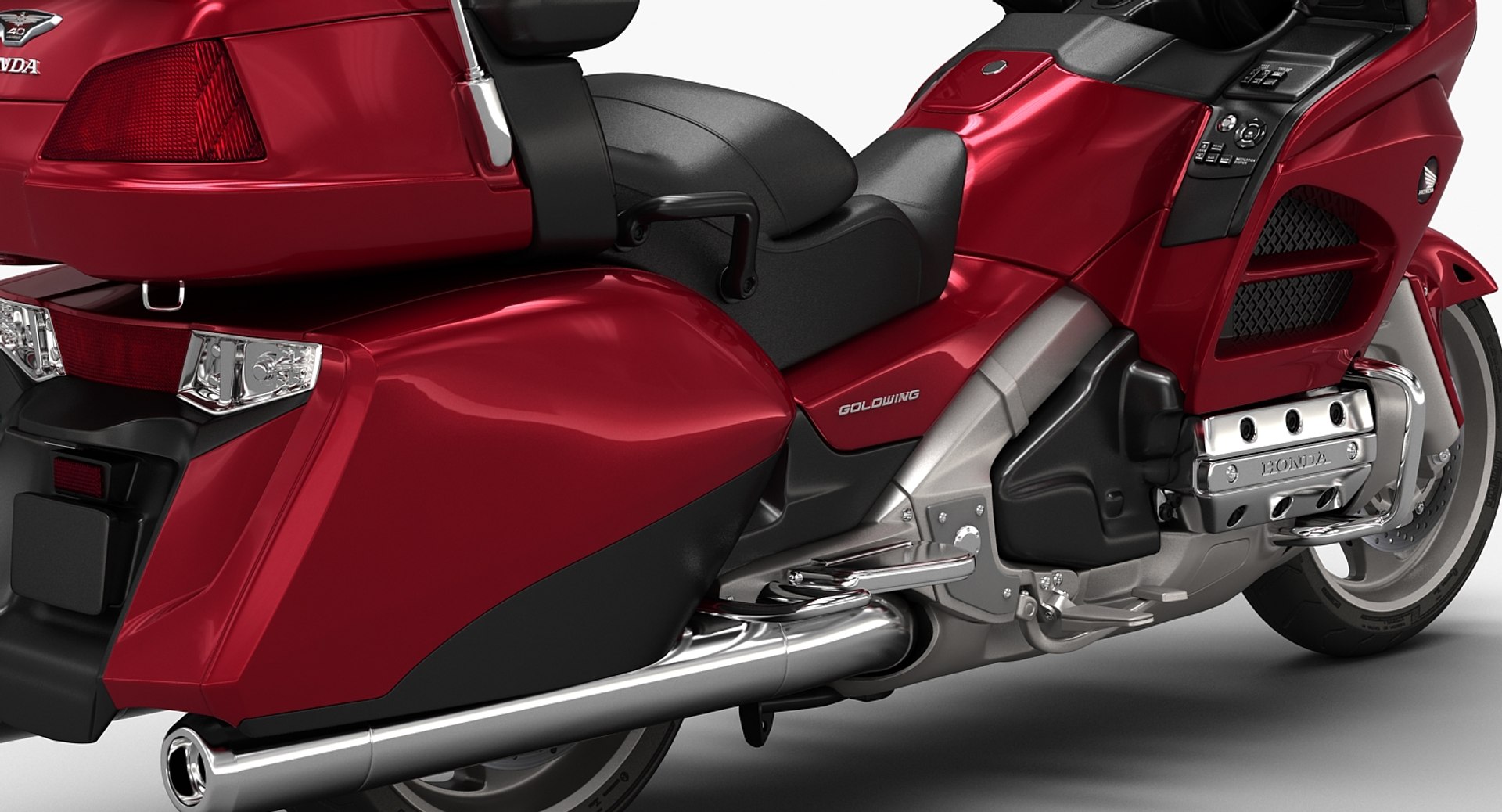 3d 2016 Honda Goldwing Model