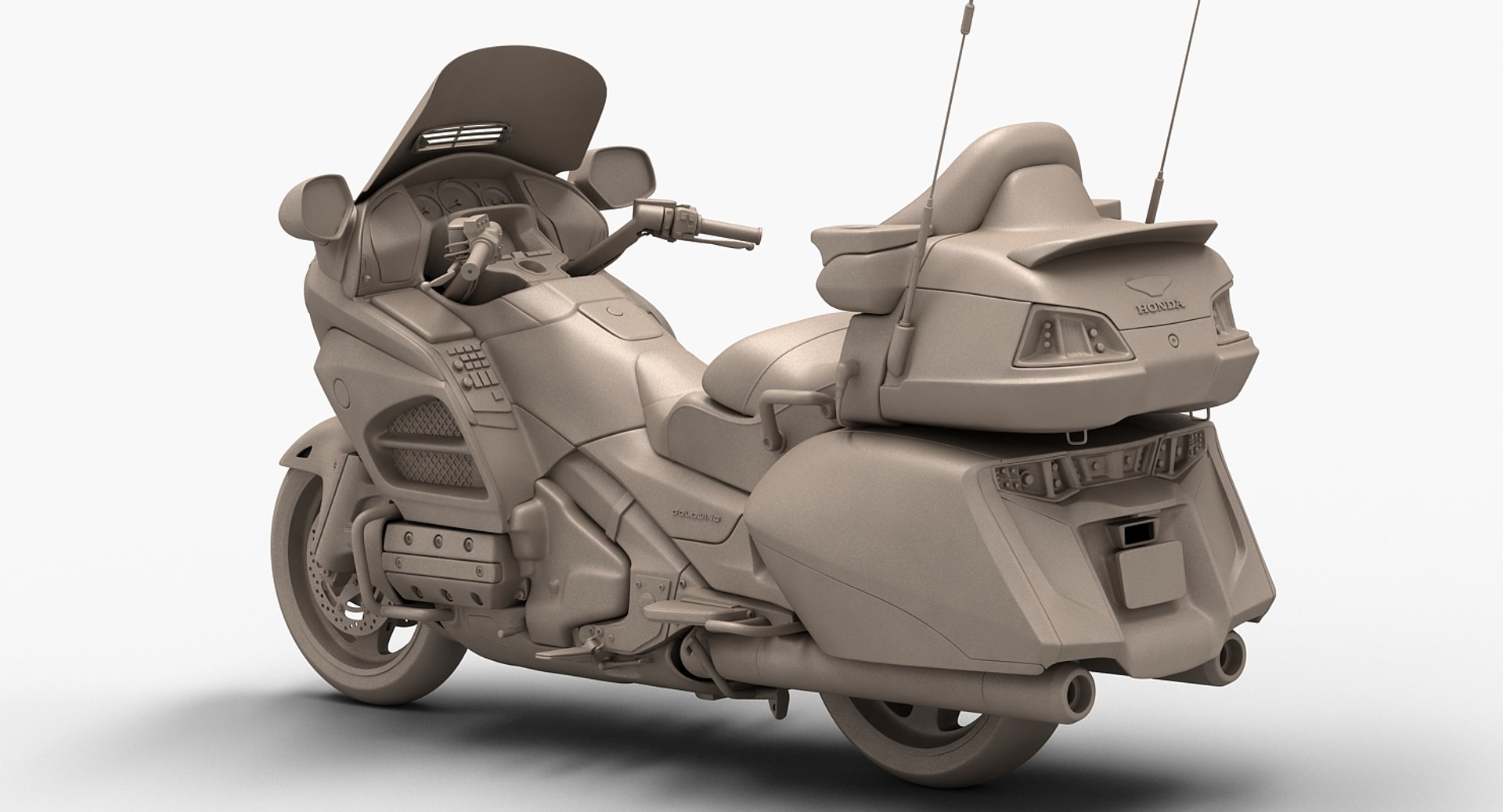 3d 2016 honda goldwing model