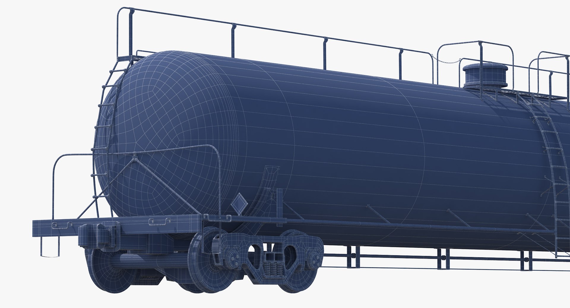 3d c4d tanker car