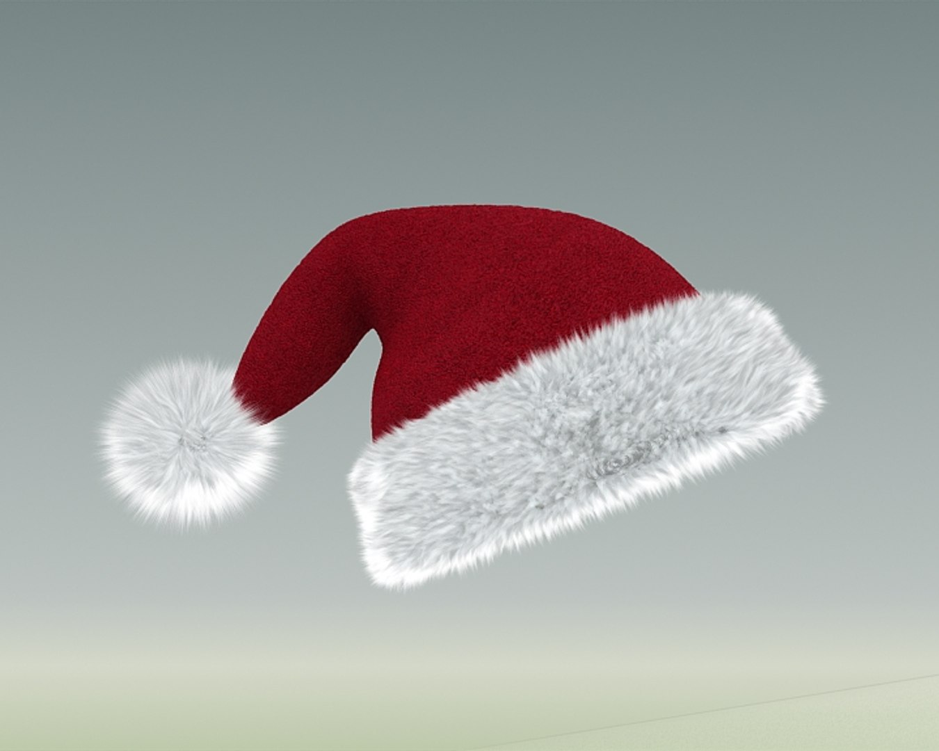 3d Santa Hat Model