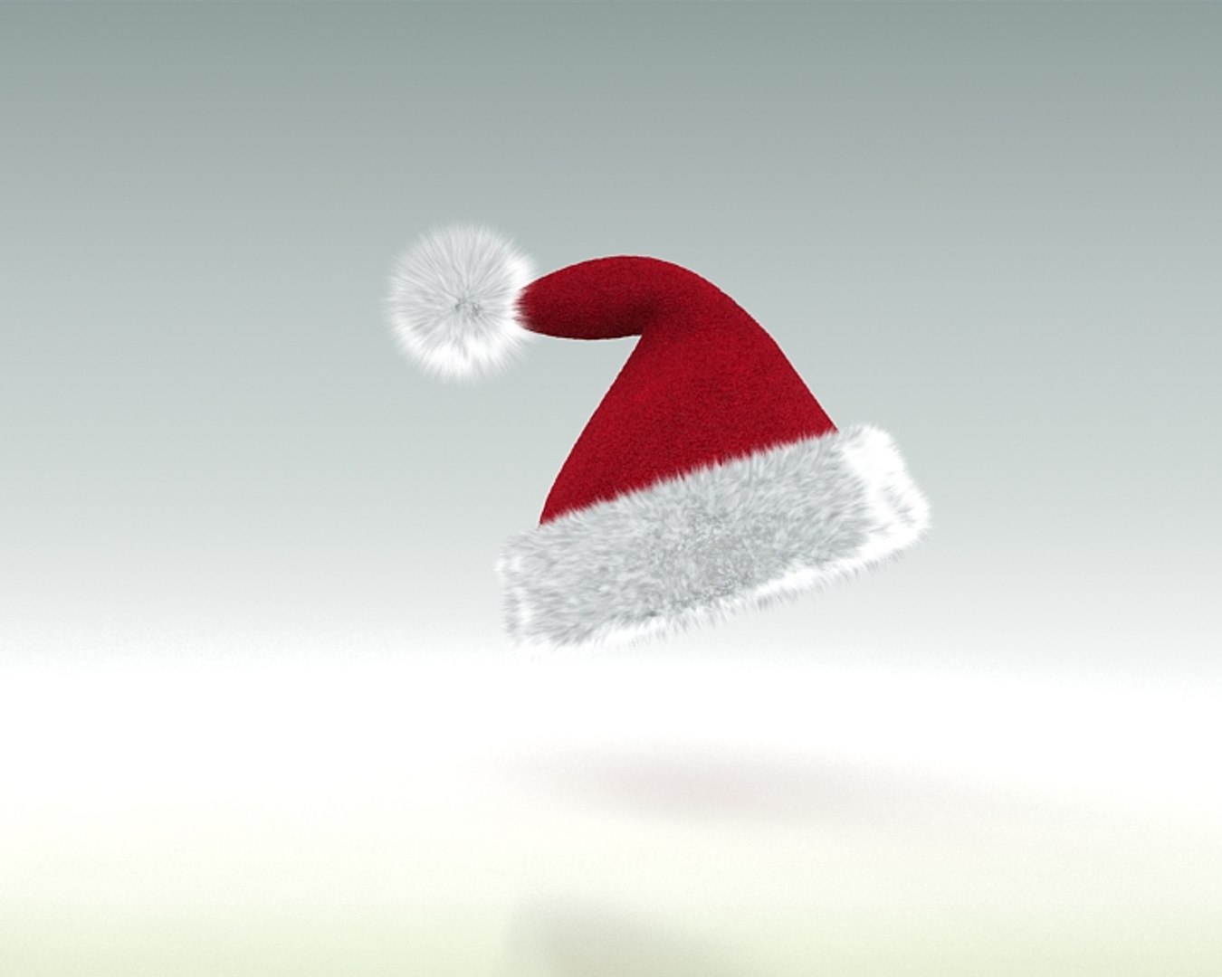 3d Santa Hat Model