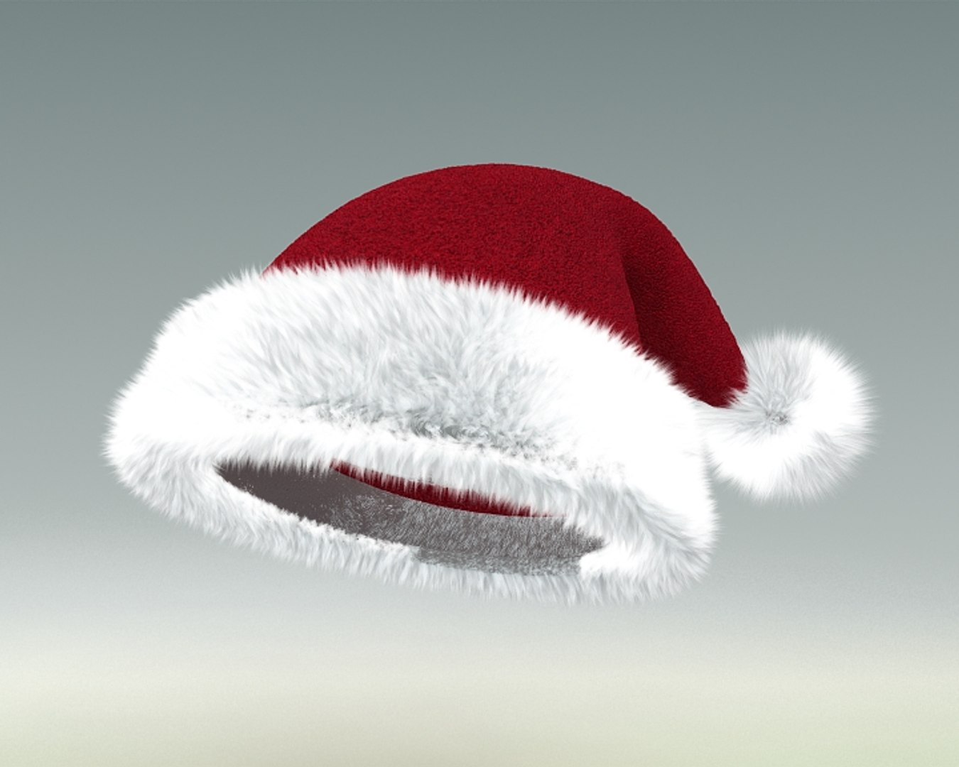 3d Santa Hat Model