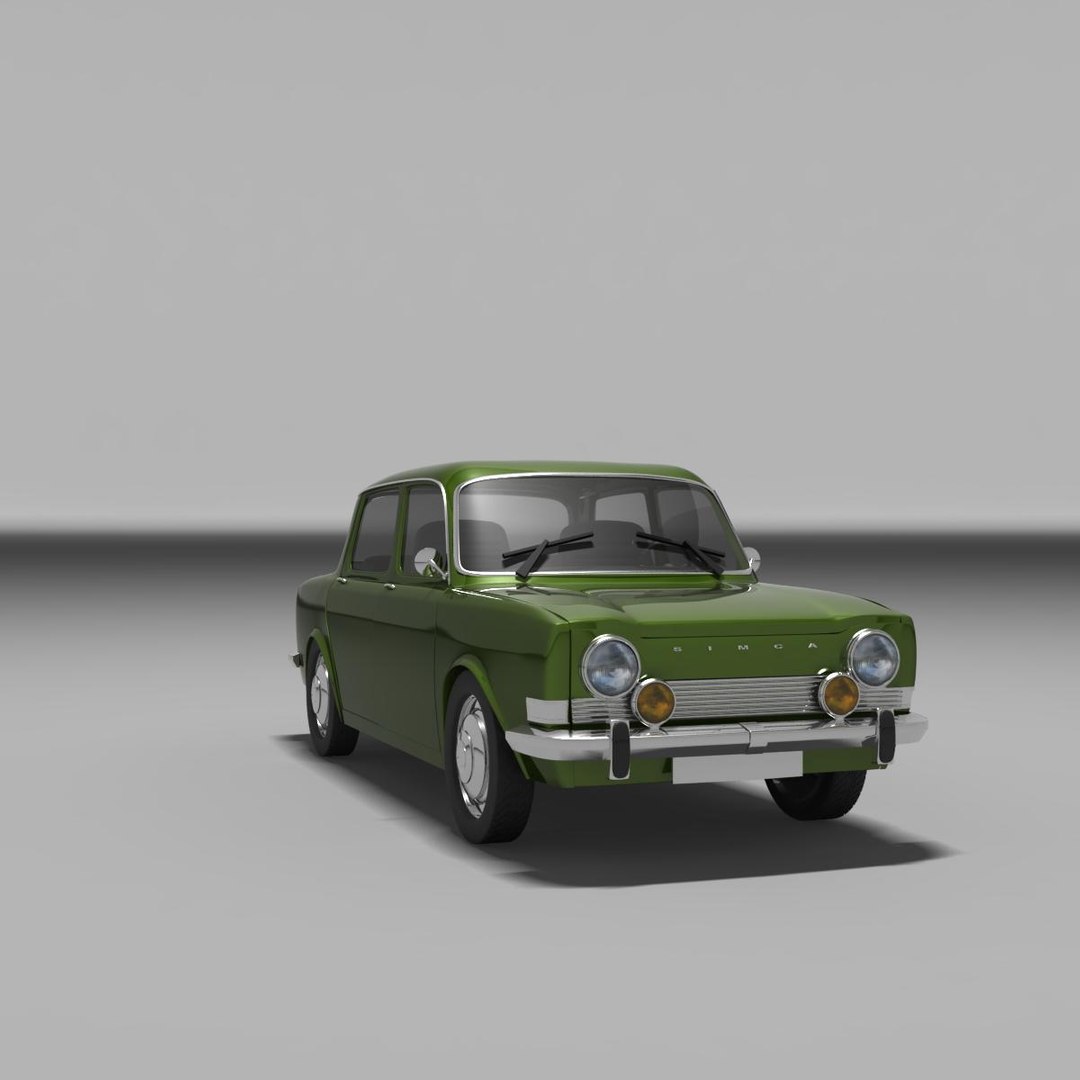 3d Model Simca 1000 Car