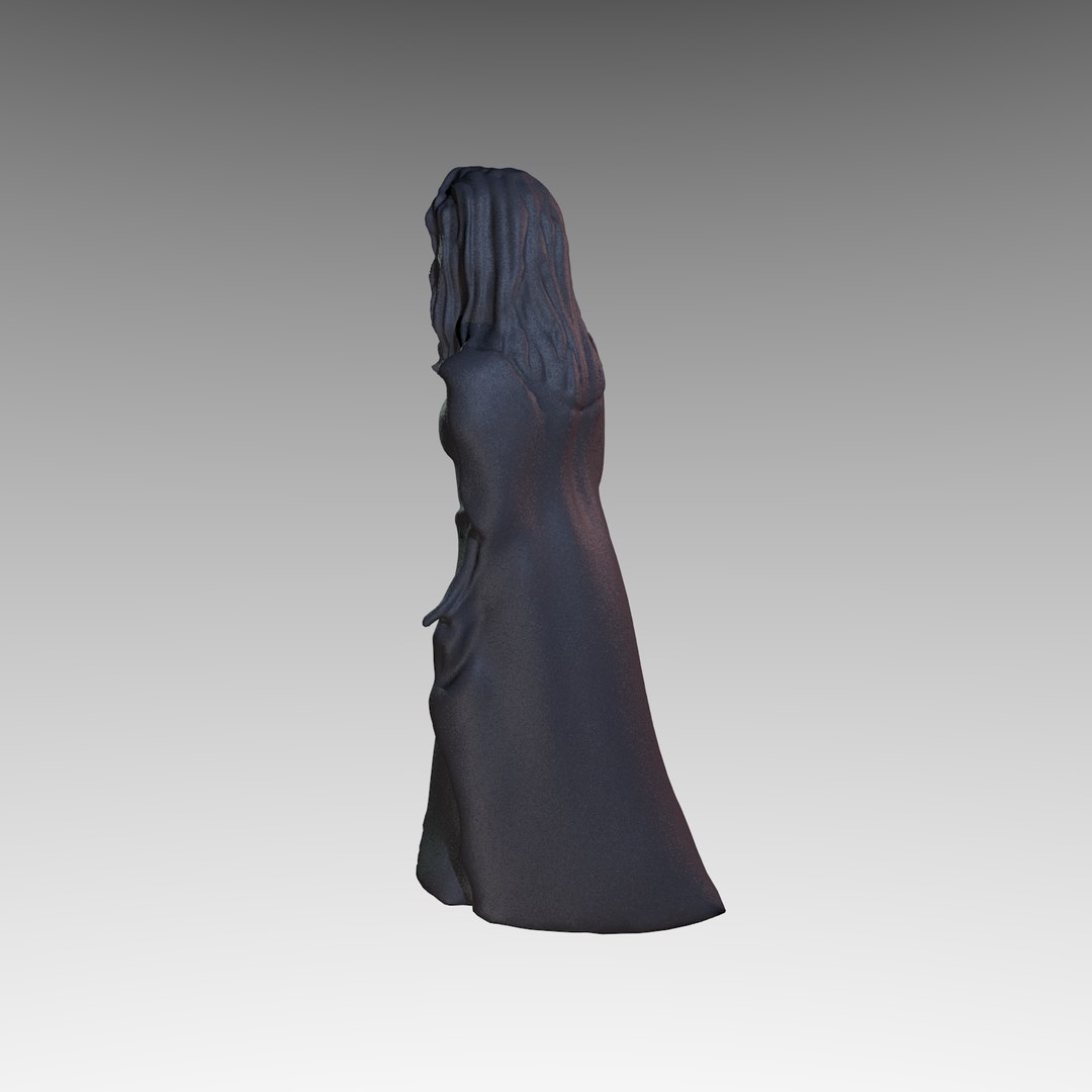 Statue Female Monk 3ds