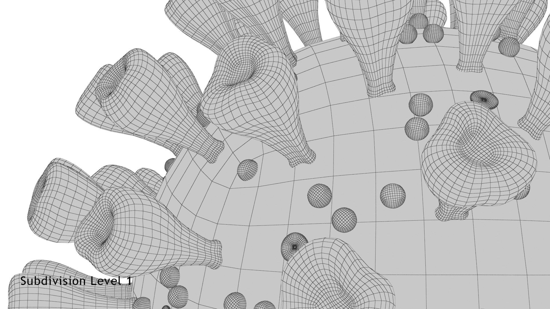 3D novel coronavirus virus science model - TurboSquid 1532218