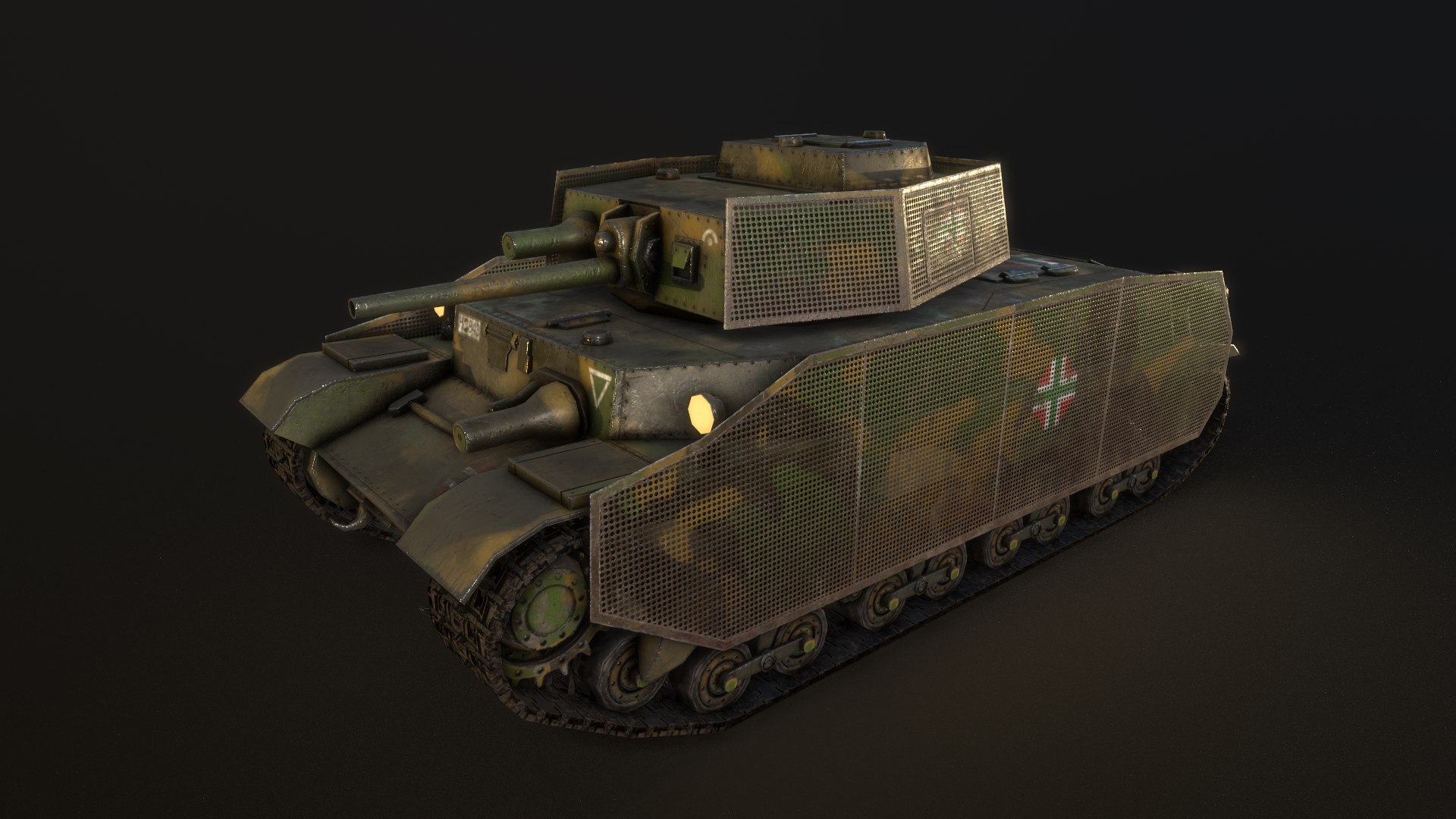 3D Model Turan I Tank Reworked - TurboSquid 2350124