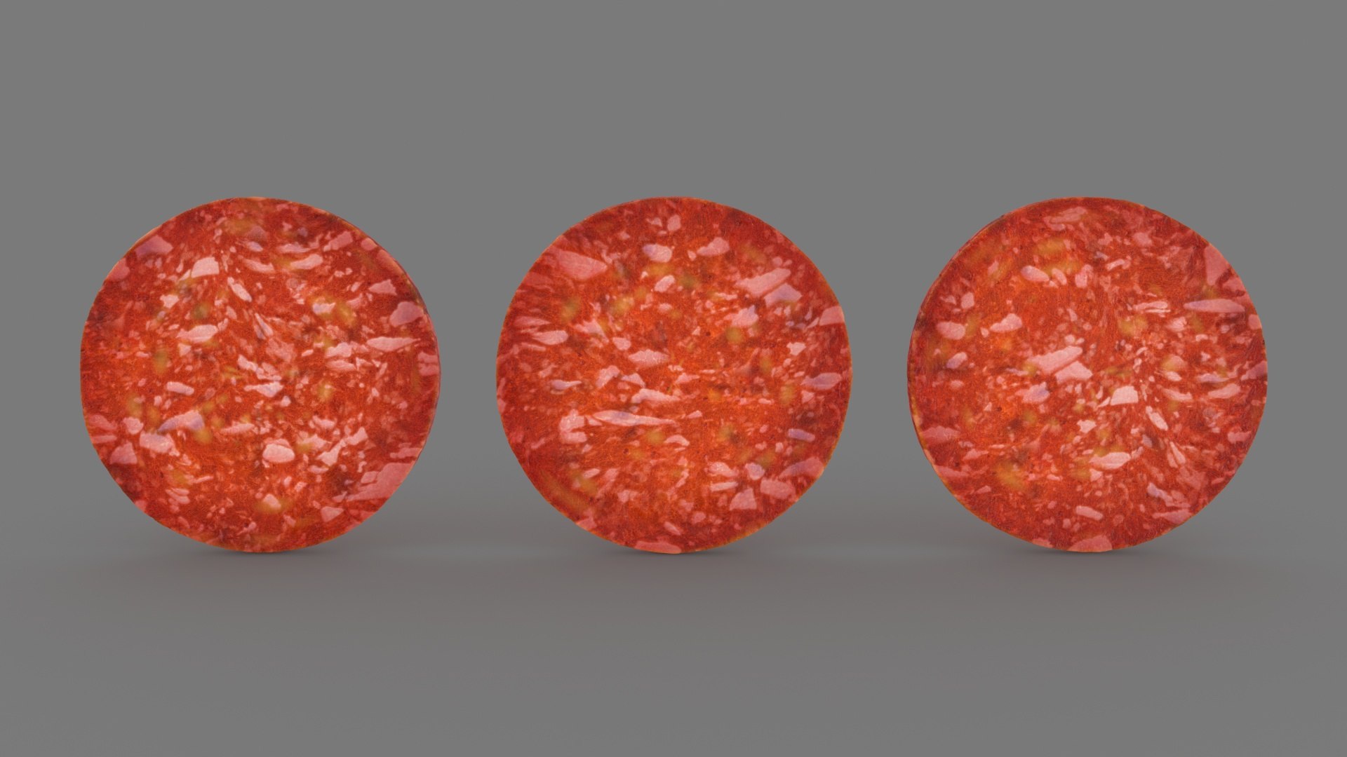 3D Model Pepperoni Slices - TurboSquid 2275465