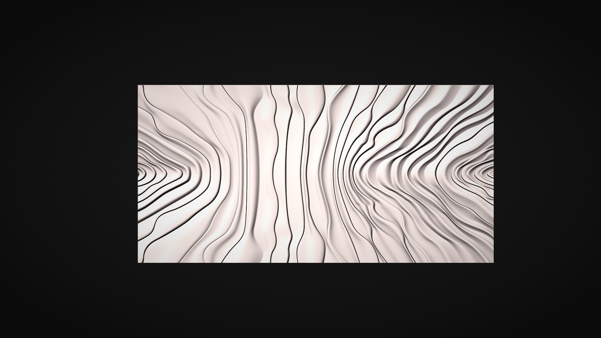 Wavy Wall Art Panel For Cnc Carving 3D Print Model 3D Model ...