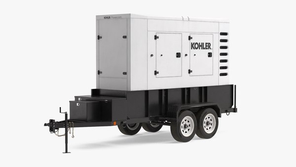 Kohler big mobile generator 3D model - TurboSquid 1550655