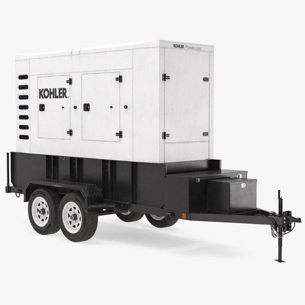 Kohler big mobile generator 3D model - TurboSquid 1550655
