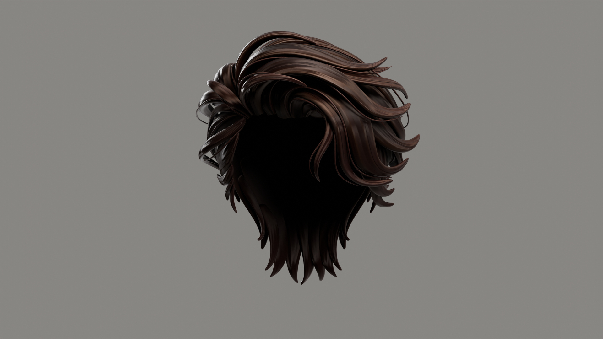Cartoon Man Hair Model - TurboSquid 2242520