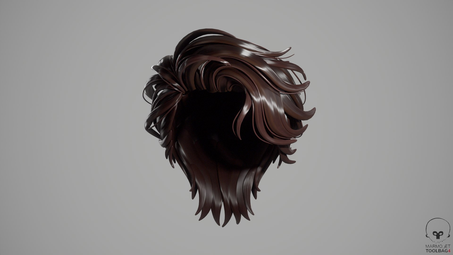 Cartoon Man Hair Model - TurboSquid 2242520
