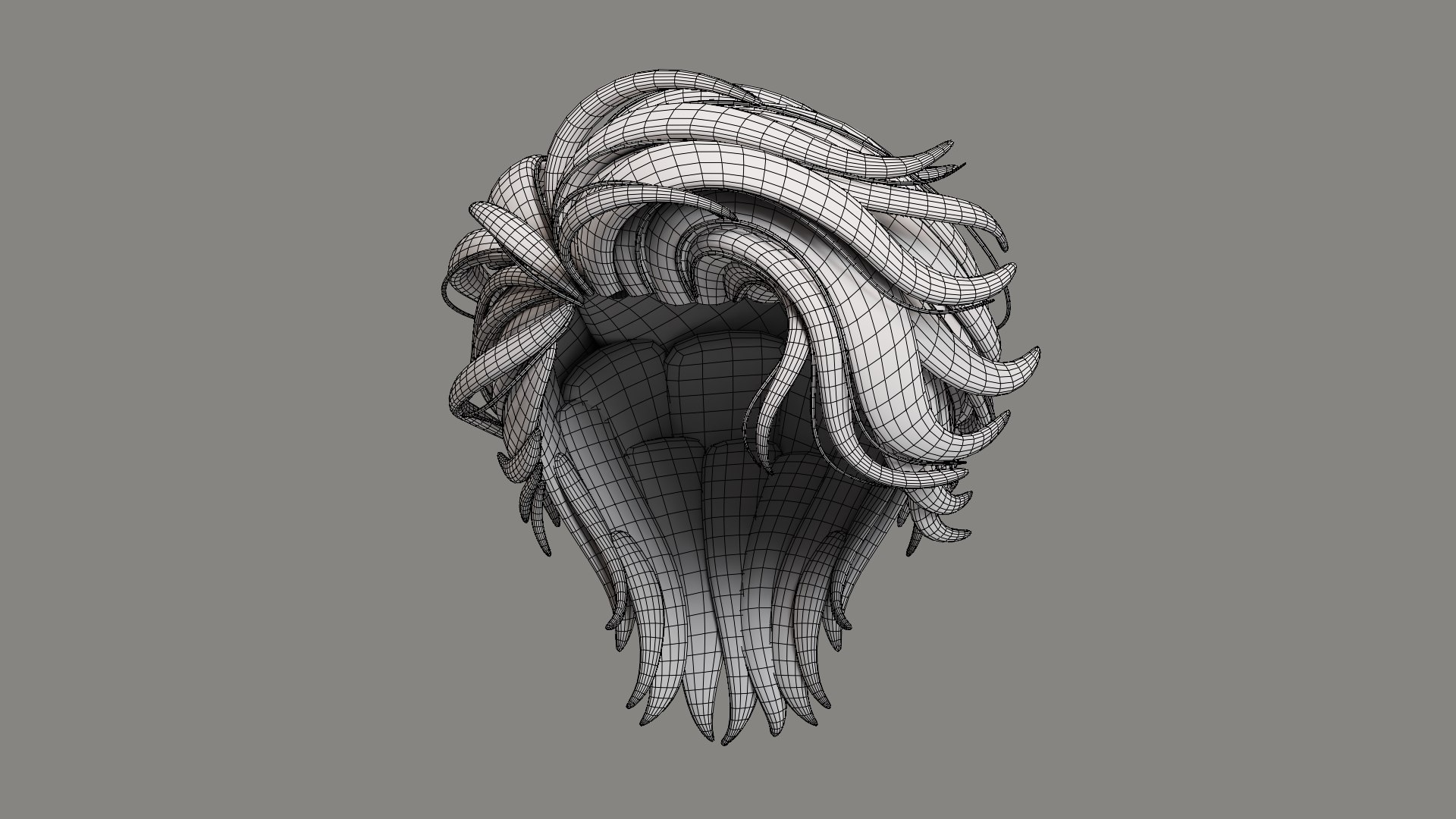 Cartoon Man Hair Model - TurboSquid 2242520