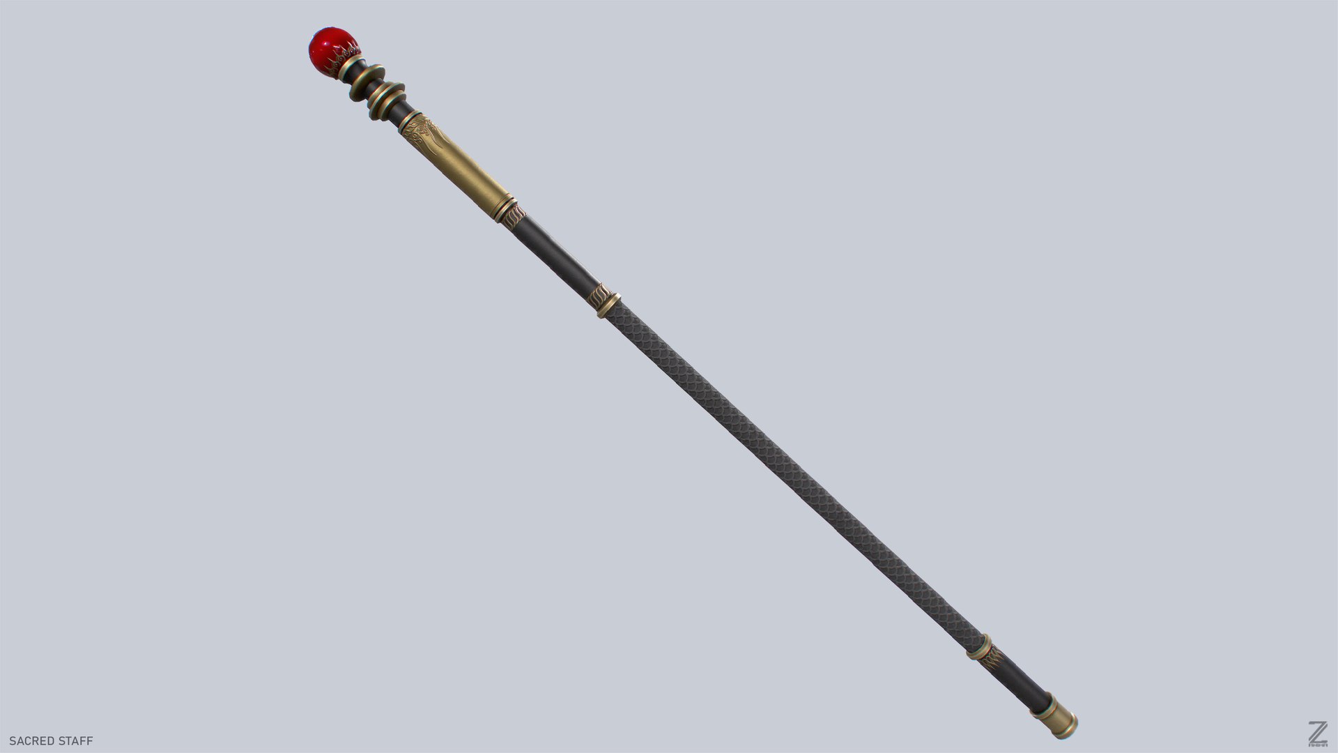 3D Model Sacred Staff - TurboSquid 2239909