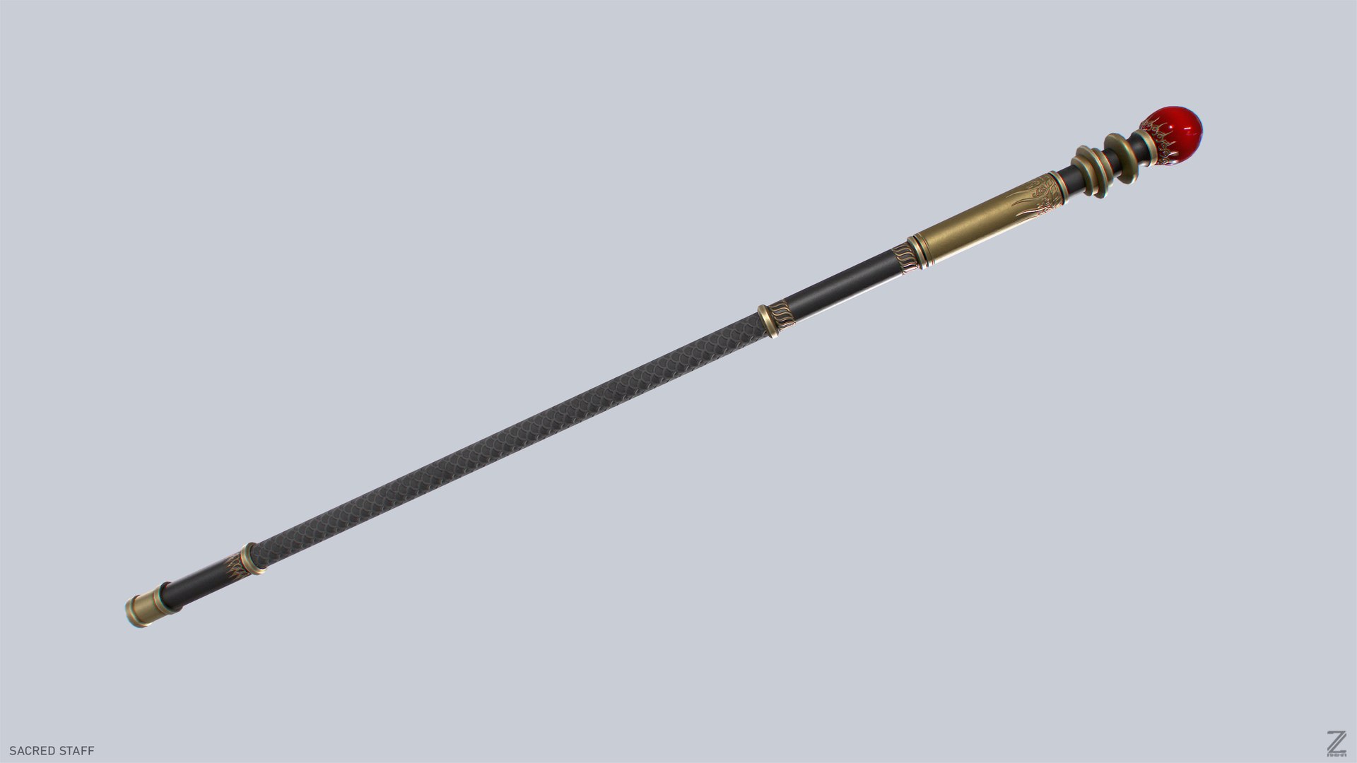 3D Model Sacred Staff - TurboSquid 2239909