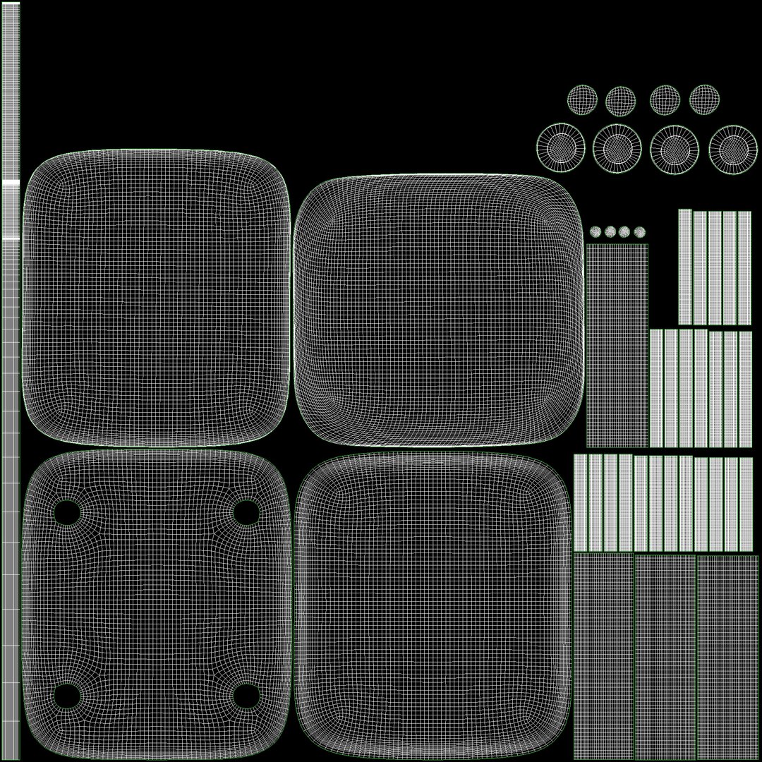 3D Chair Crocodile Ottoman - TurboSquid 1790289