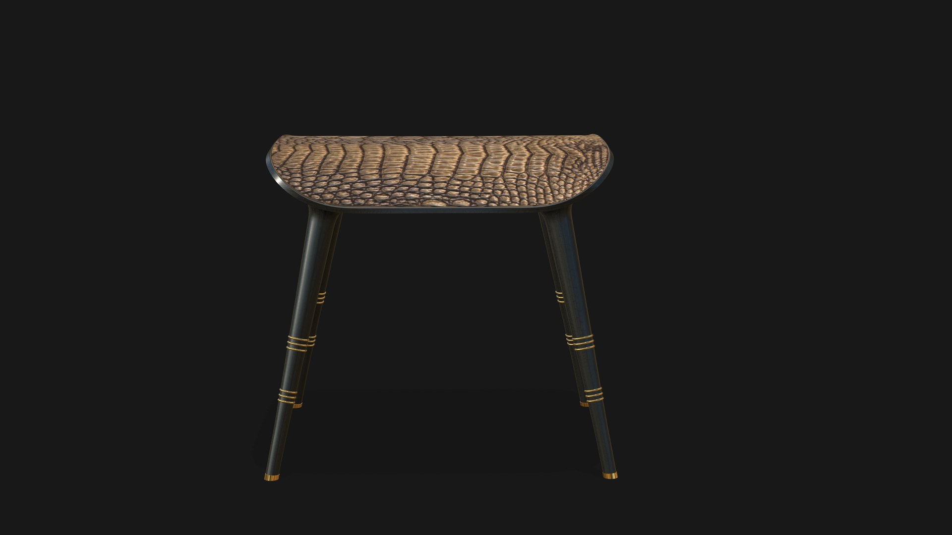 3D Chair Crocodile Ottoman - TurboSquid 1790289