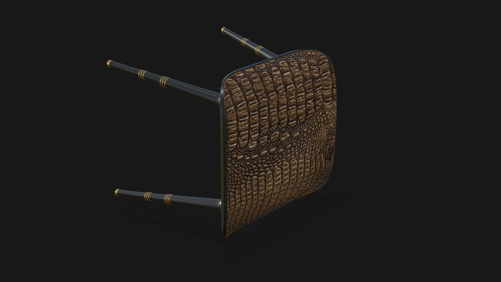 3D Chair Crocodile Ottoman - TurboSquid 1790289