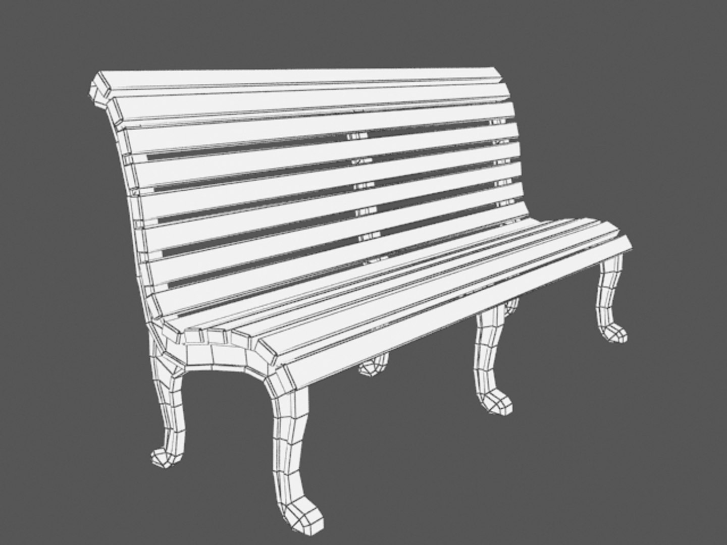 bench pack 1 3d 3ds