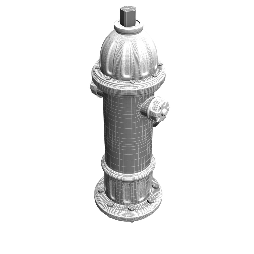 3d Hydrant