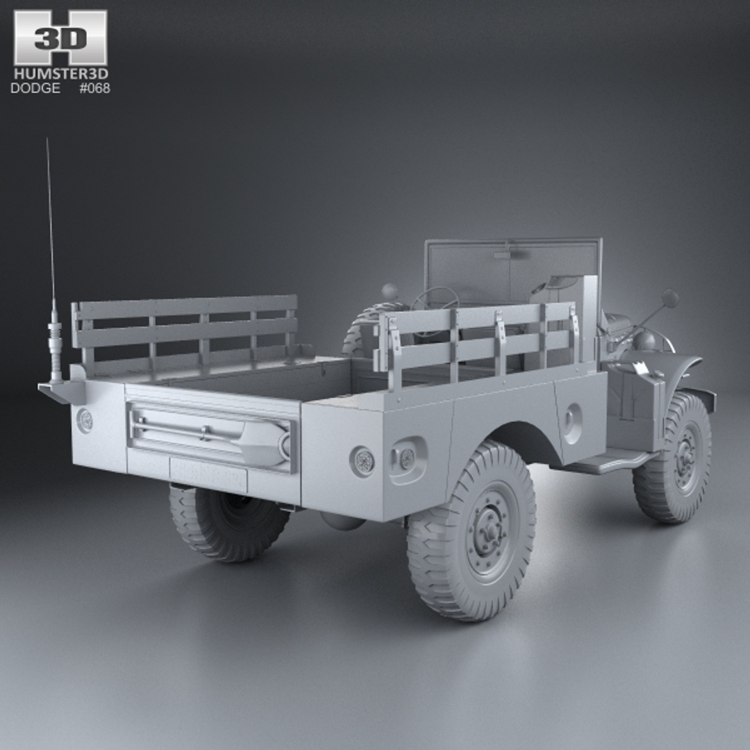 3D dodge wc-52 wc model | 1143934 | TurboSquid