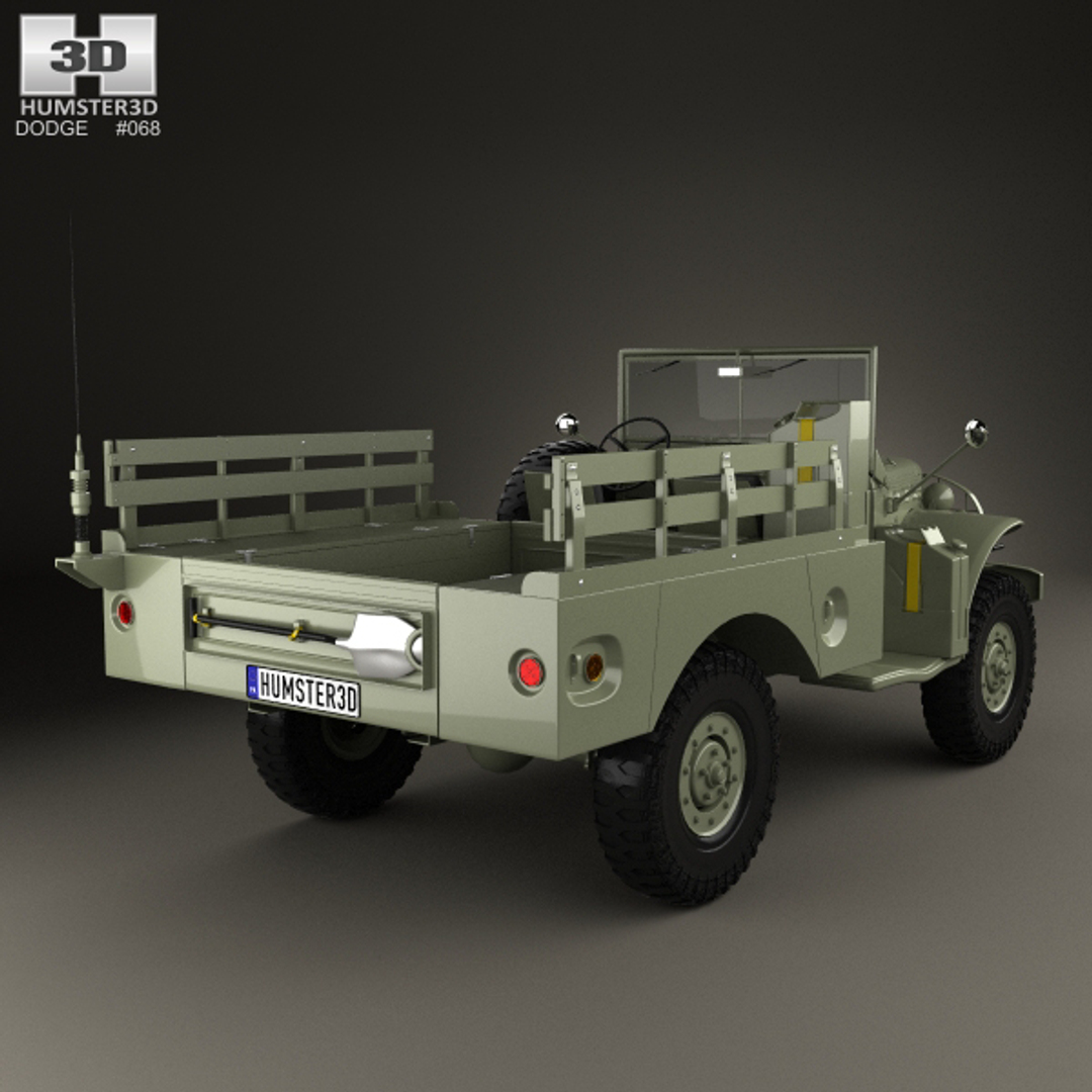 3D dodge wc-52 wc model | 1143934 | TurboSquid