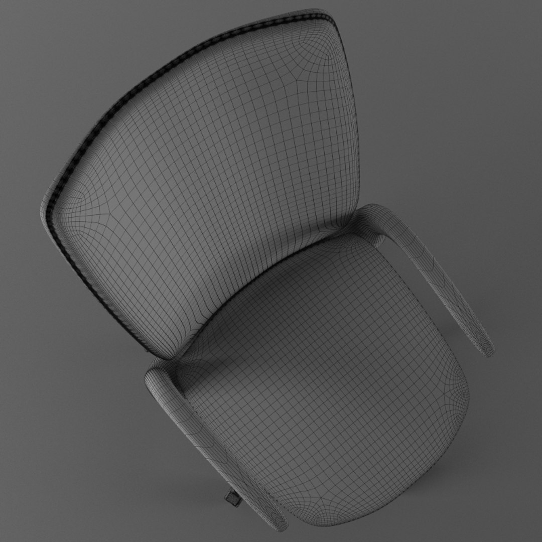 realistic conference chair office 3d model