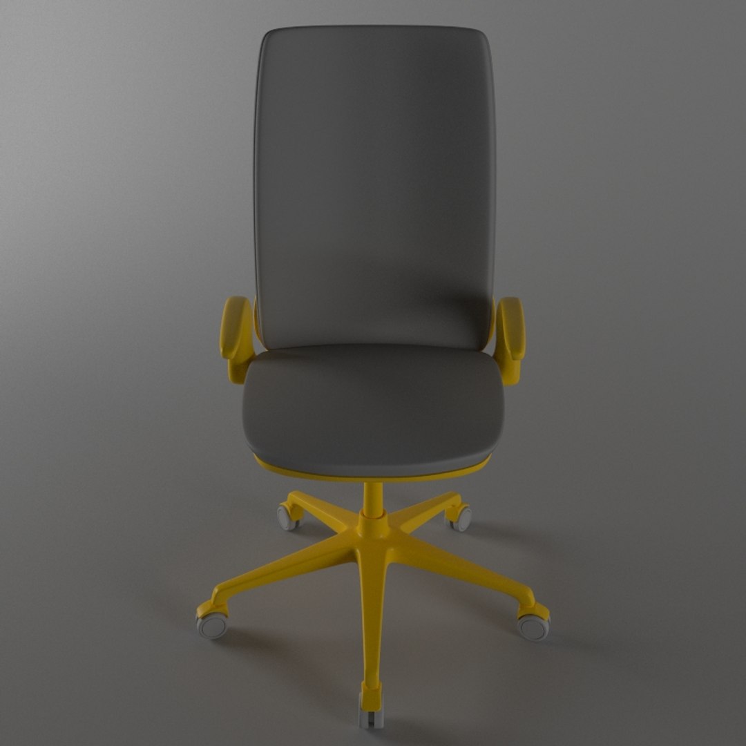 realistic conference chair office 3d model