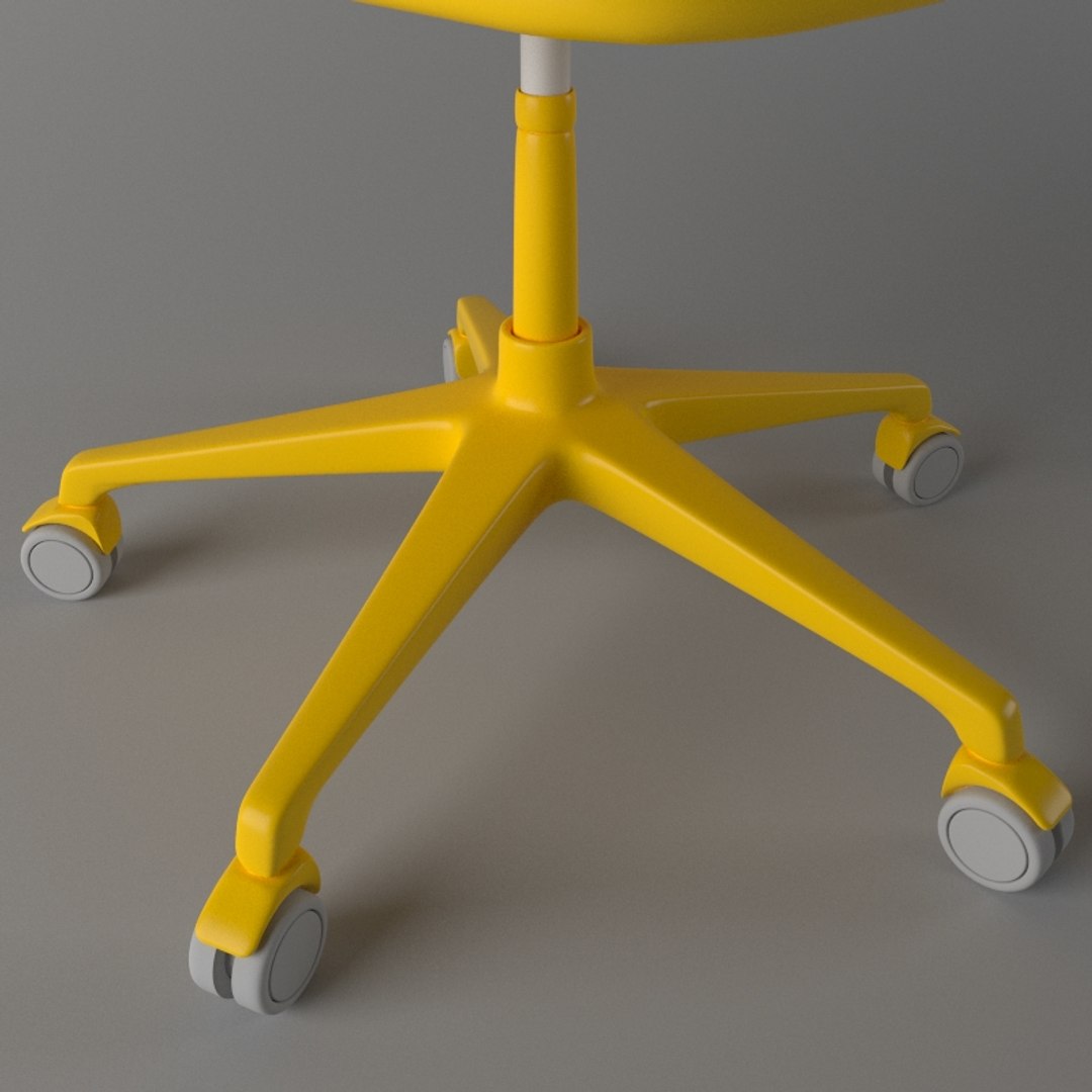 realistic conference chair office 3d model