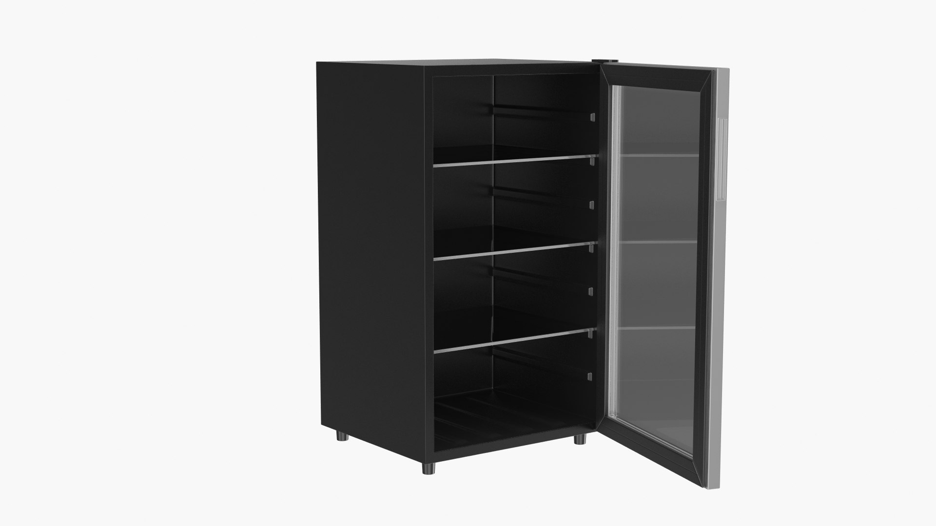 3D Refrigerator Silver Model - TurboSquid 2509607