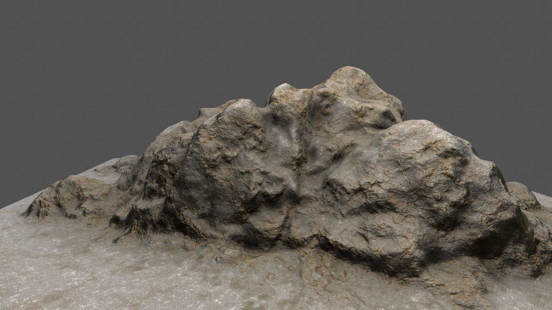 3d Model Rock 1