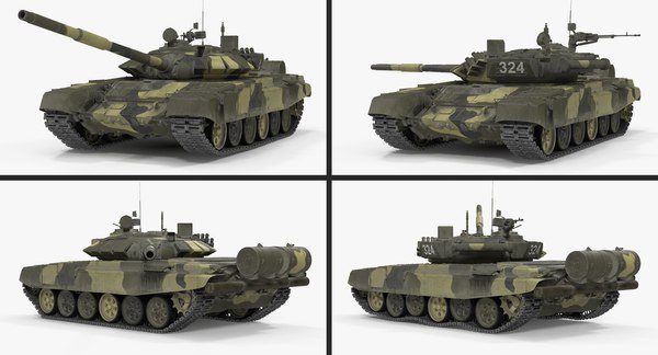 T72 main battle tank 3D | 1144507 | TurboSquid
