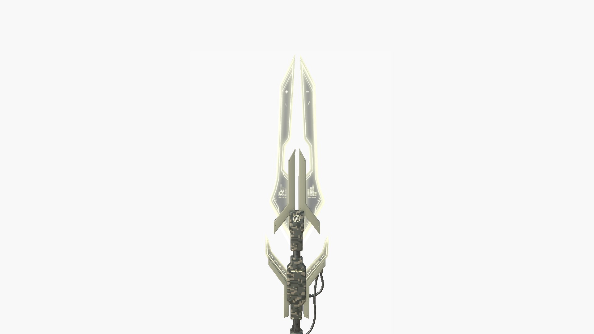 SciFi War Spear A10 Digital Camo - Sci Fi Weapon Design 3D - TurboSquid ...