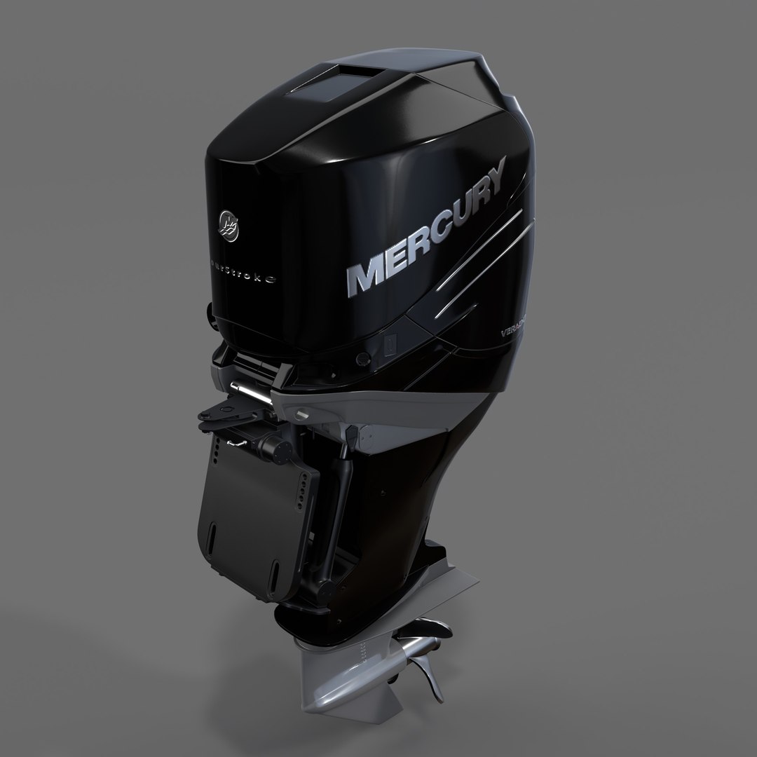 Mercury Verado 350 Black Model - TurboSquid 1962951