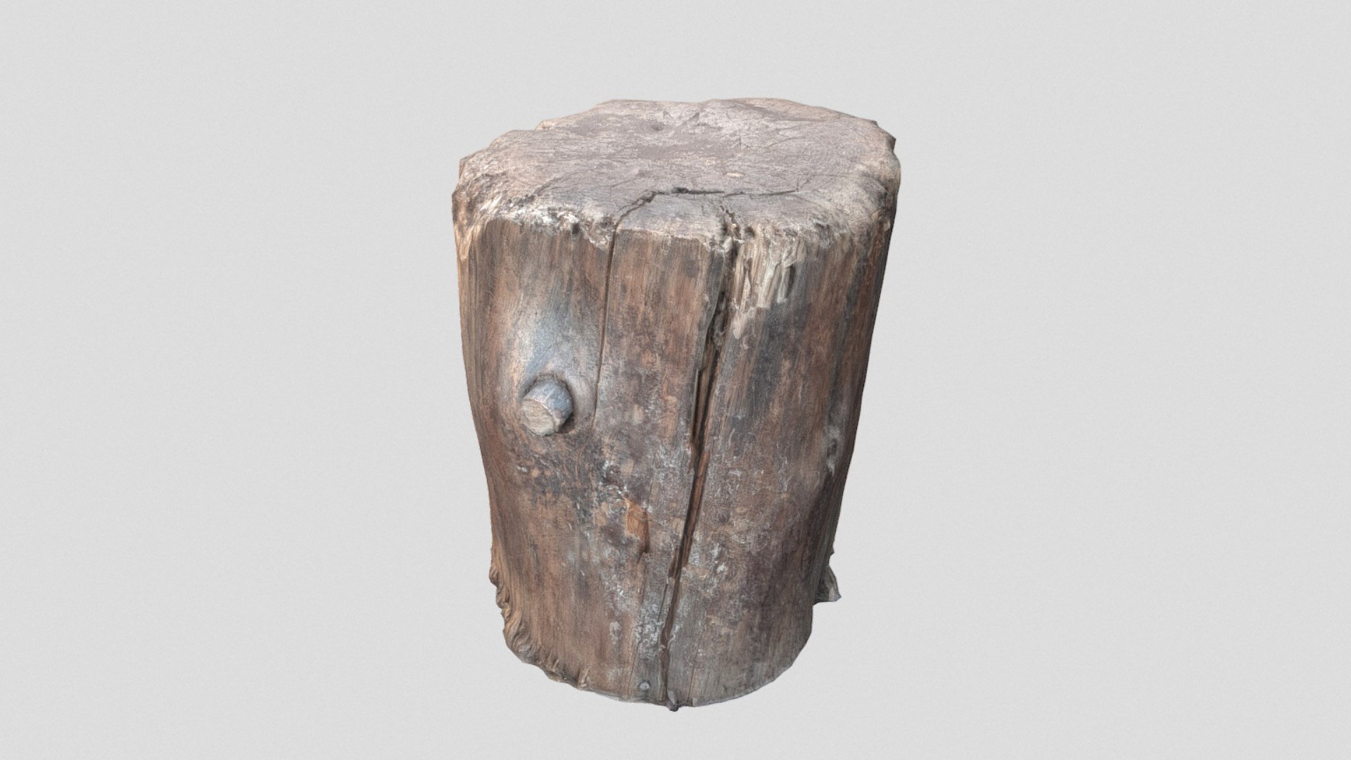 Tree Stump For Chopping Wood 3D - TurboSquid 1981888