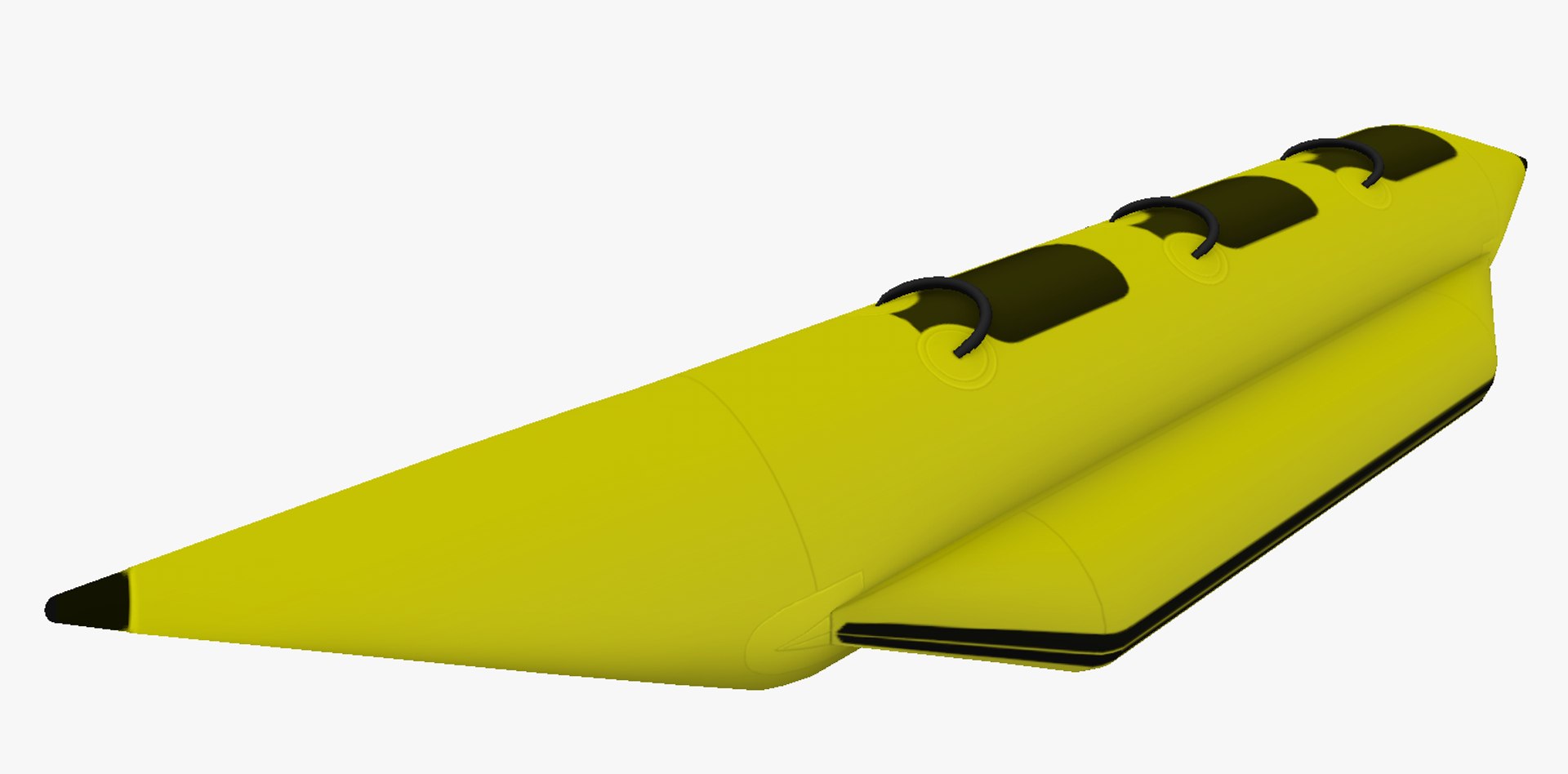 3D model beach banana boat toon - TurboSquid 1412800