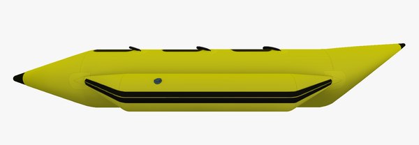 3D model beach banana boat toon - TurboSquid 1412800