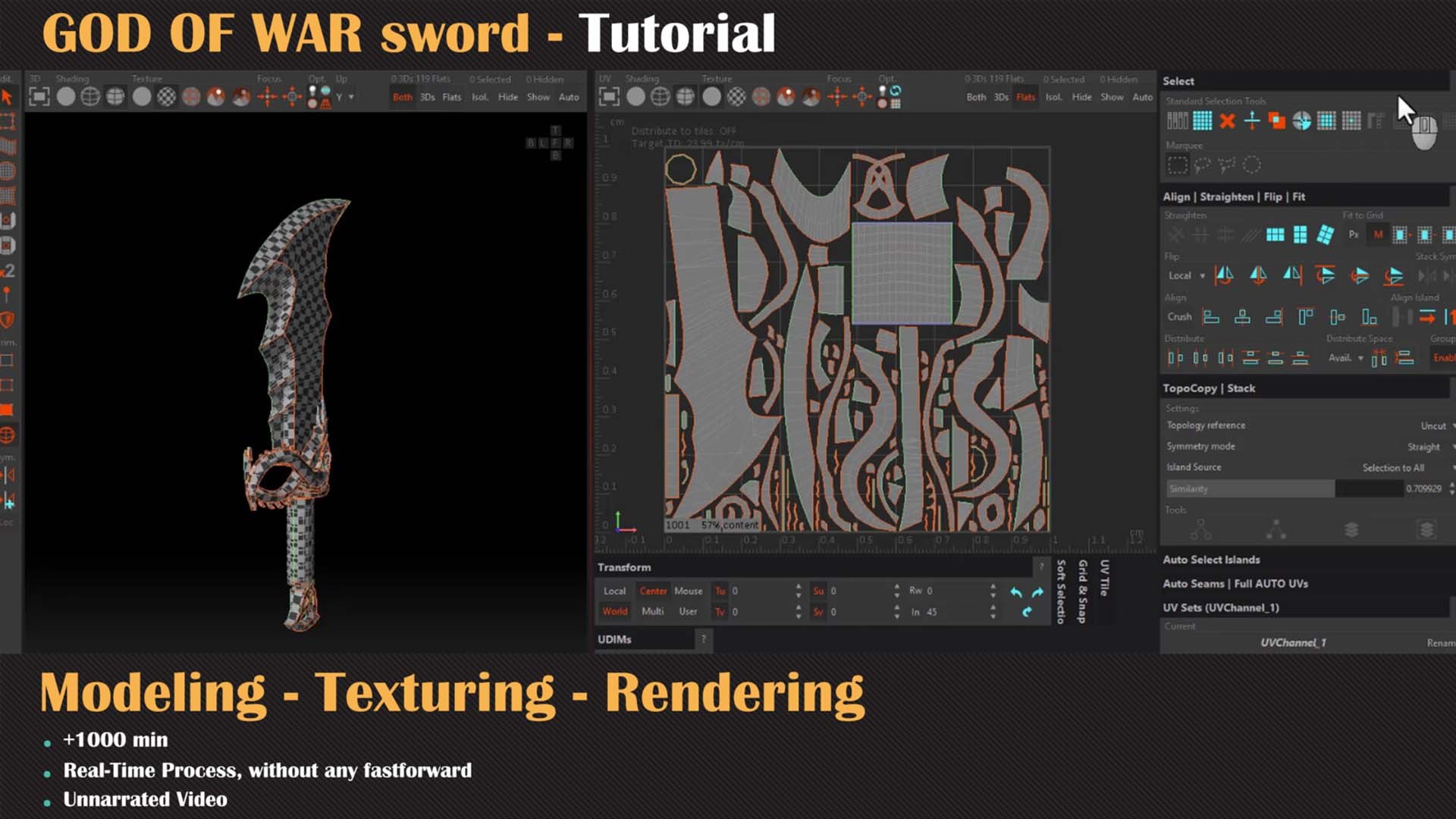 GOD OF WAR Sword - Tutorial 3D Model - TurboSquid 2278789