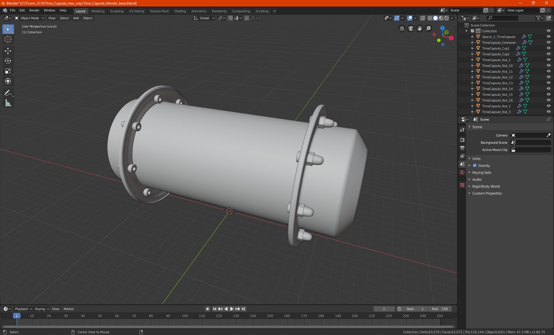 3D Model Time Capsule - TurboSquid 1961643