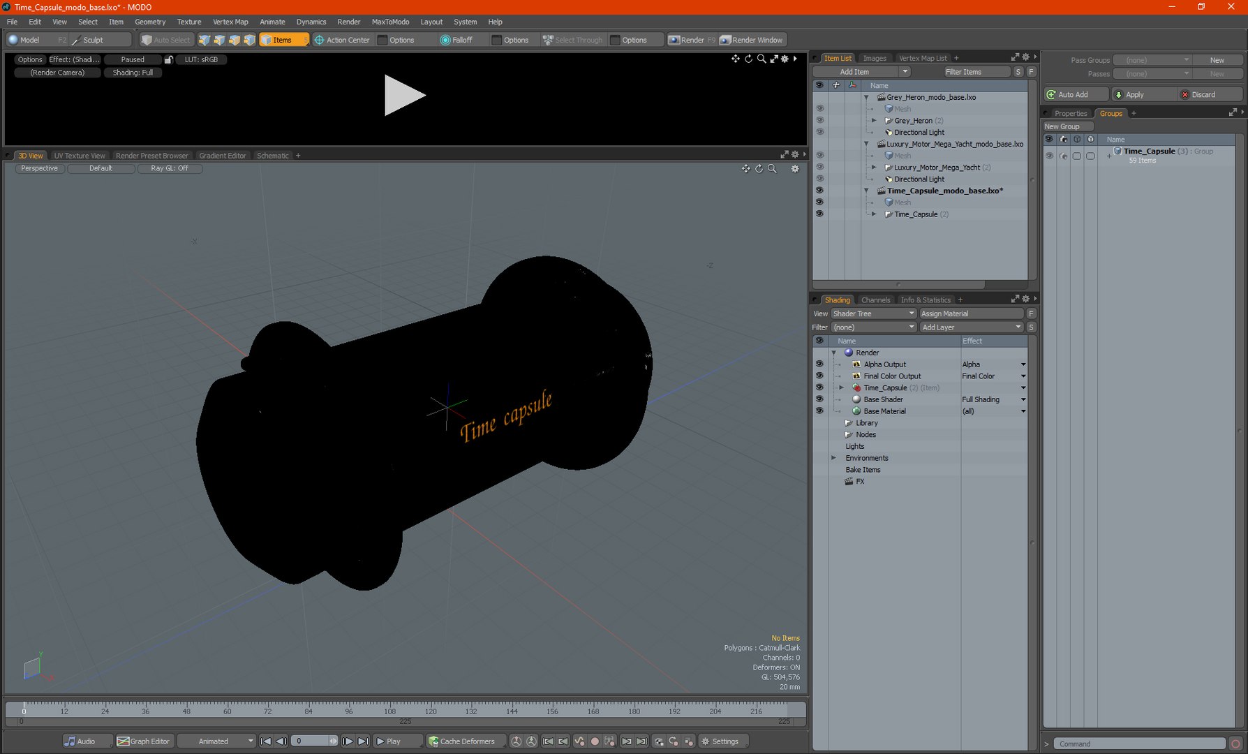3D Model Time Capsule - TurboSquid 1961643