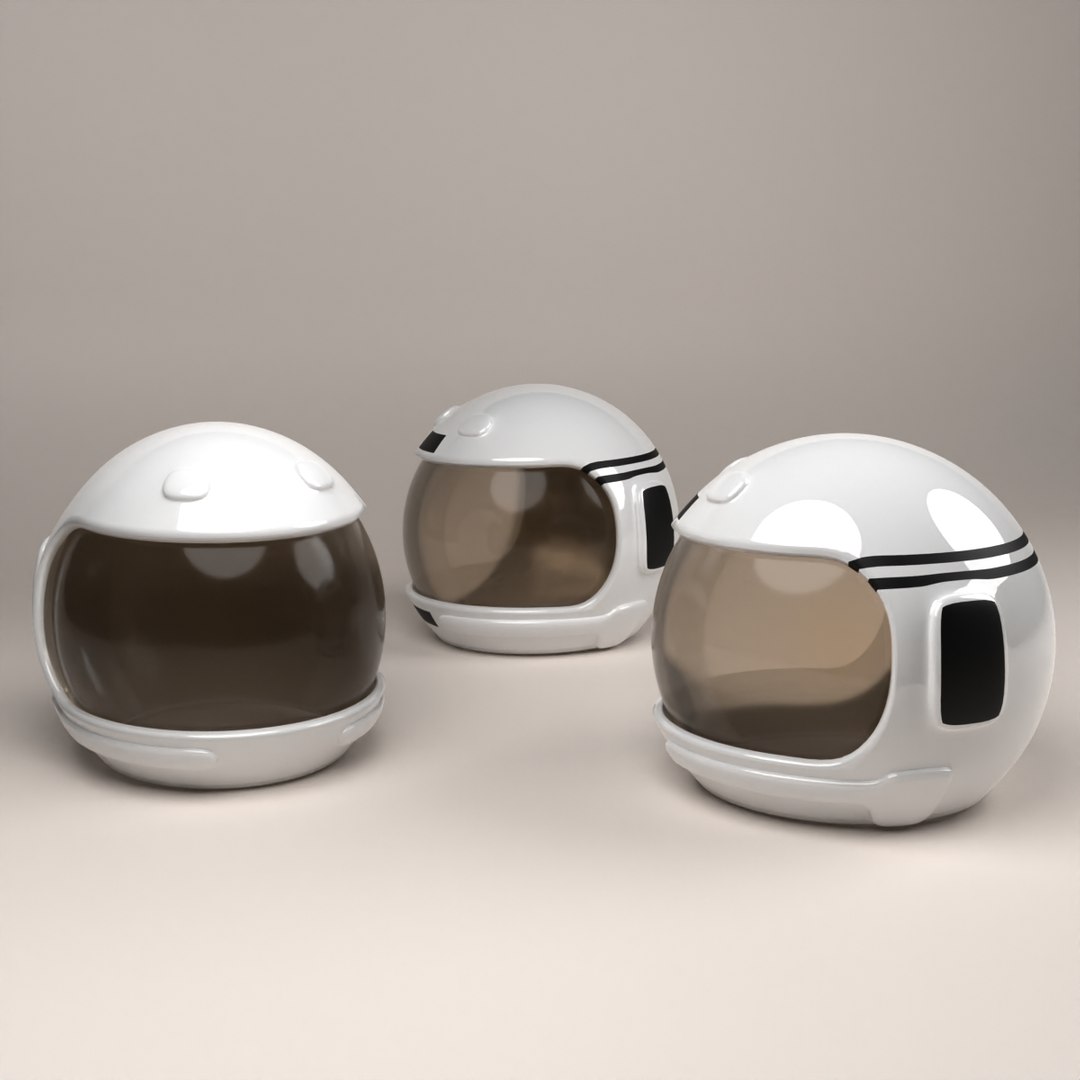 Helmet Astronaut 3D Model - TurboSquid 2060838