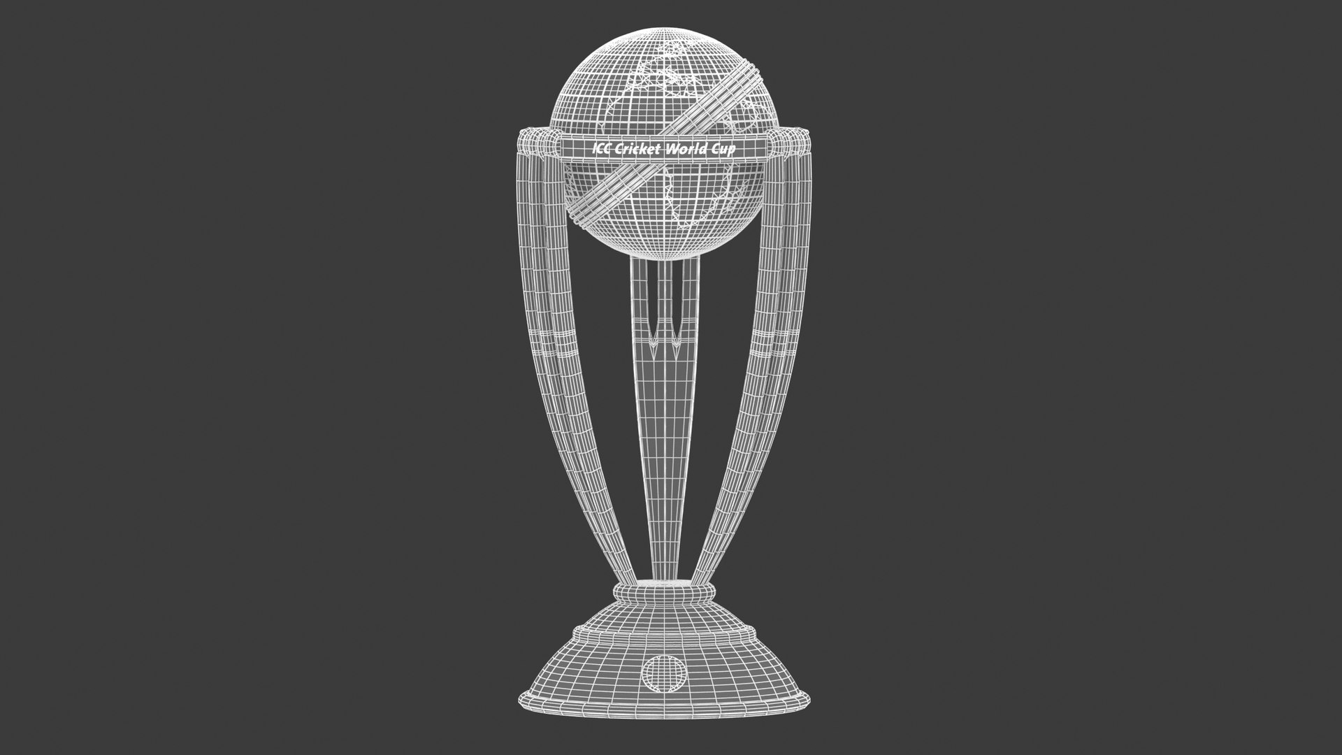 Cricket World Cup Trophy 3D Model - TurboSquid 2139071