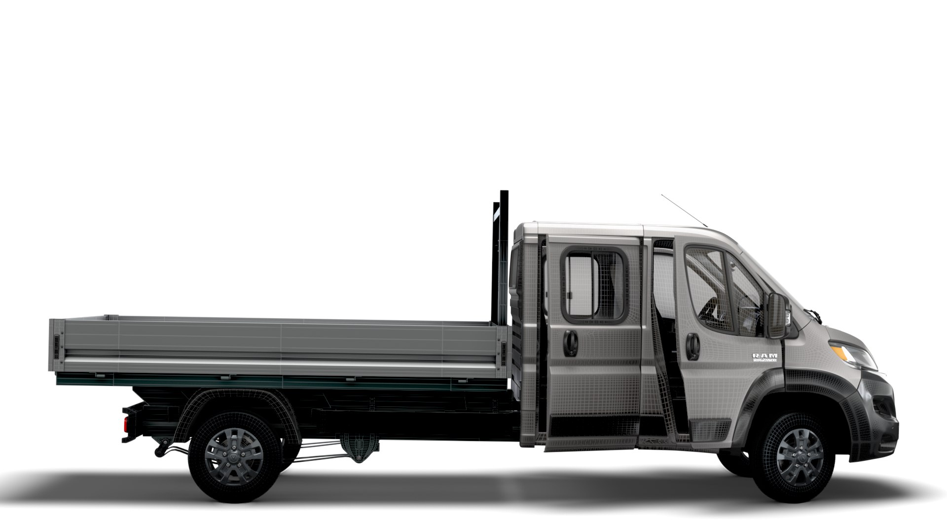 RAM Promaster Crew Cab Truck HQ Interior2023 3D - TurboSquid 2088181