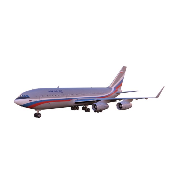 3d ilyushin il-96-300 model