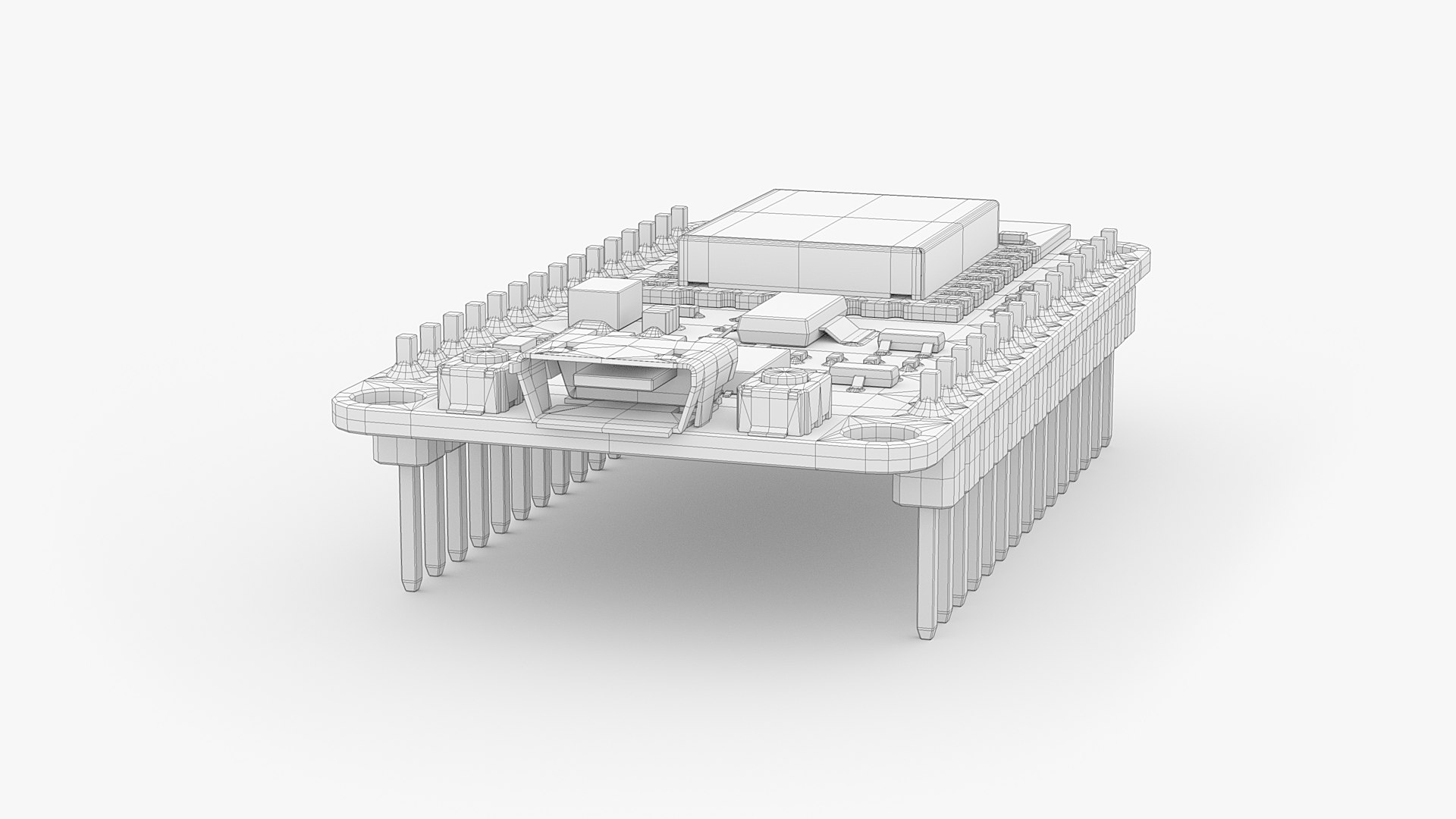 Nodemcu Esp8266 3d Model Turbosquid 1557764