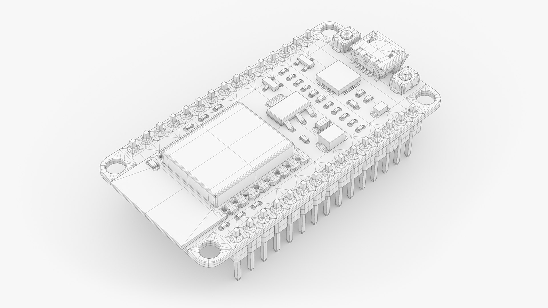 Nodemcu Esp8266 3d Model Turbosquid 1557764