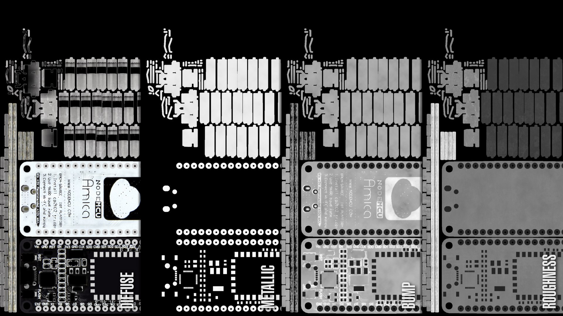 Nodemcu Esp8266 3d Model Turbosquid 1557764