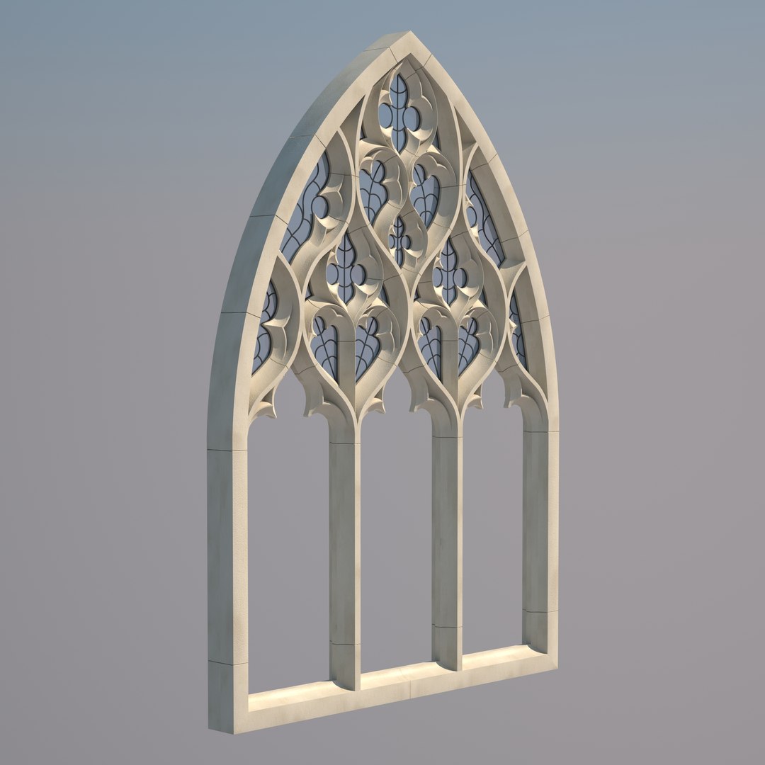 Gothic Window Model - TurboSquid 1568447