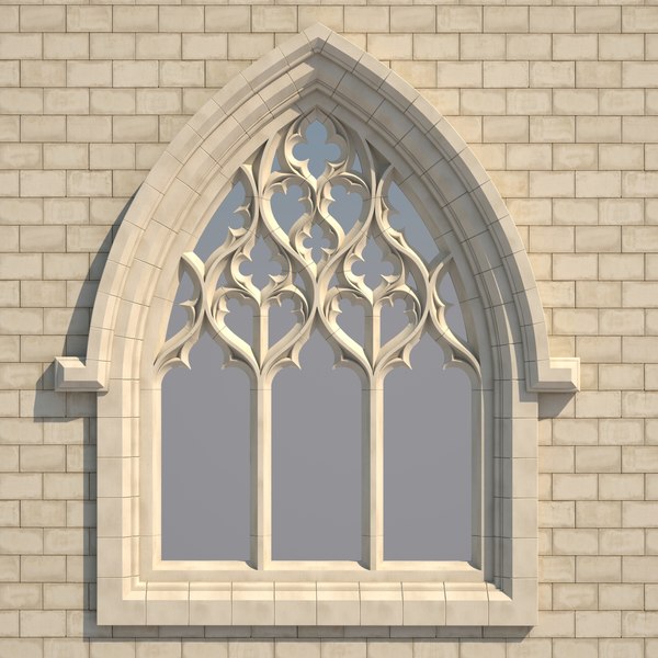 Gothic window model - TurboSquid 1568447