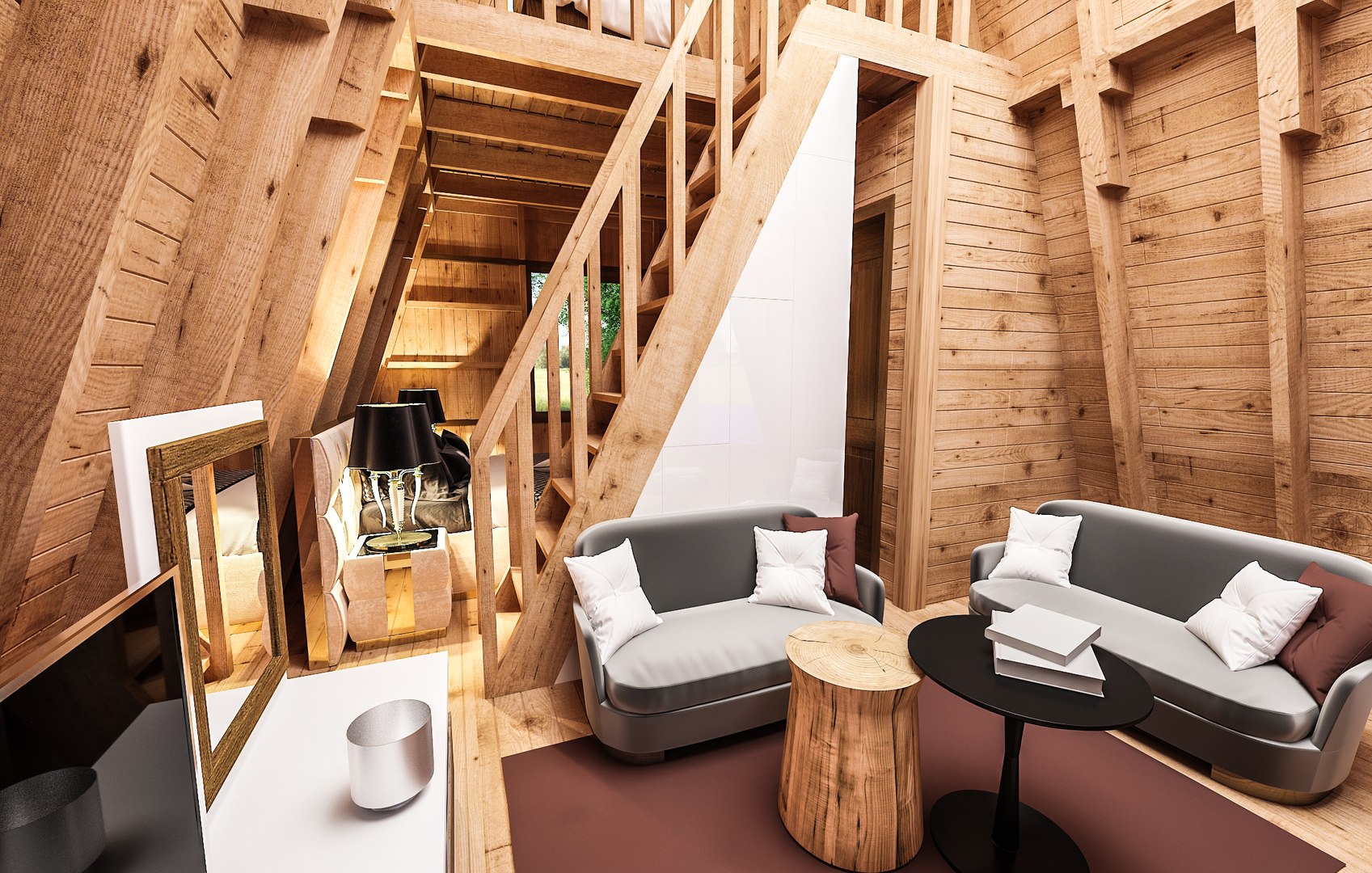Wood Boutique Hotel 3D Model - TurboSquid 1551279